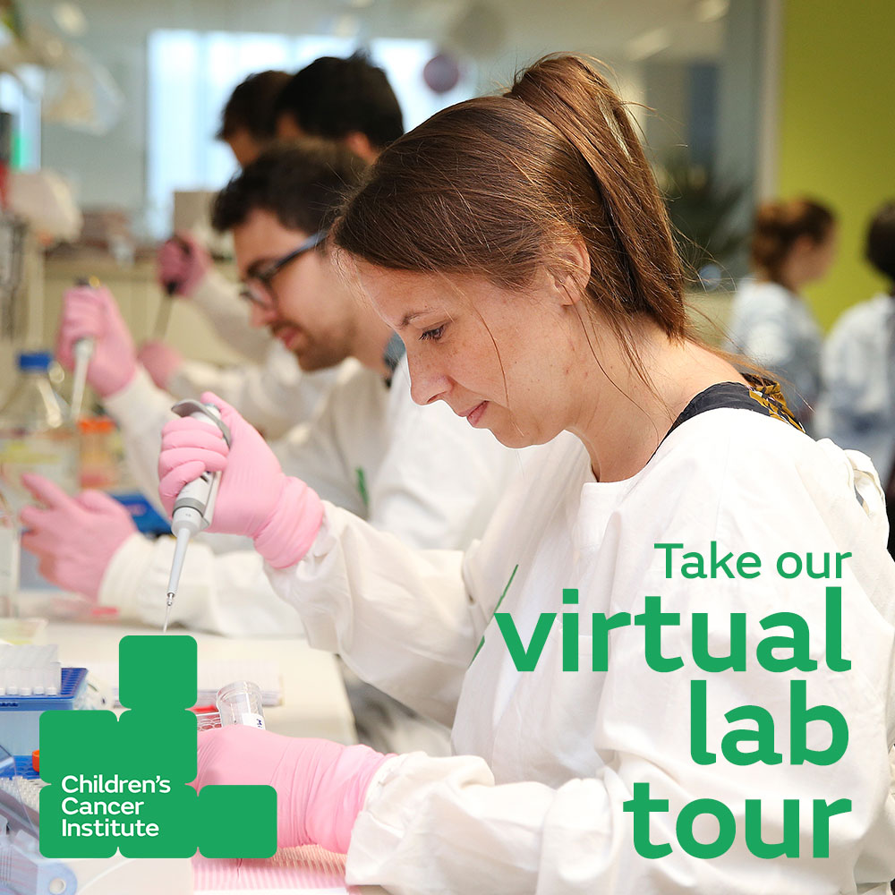 Our new virtual lab tour | Children's Cancer Institute